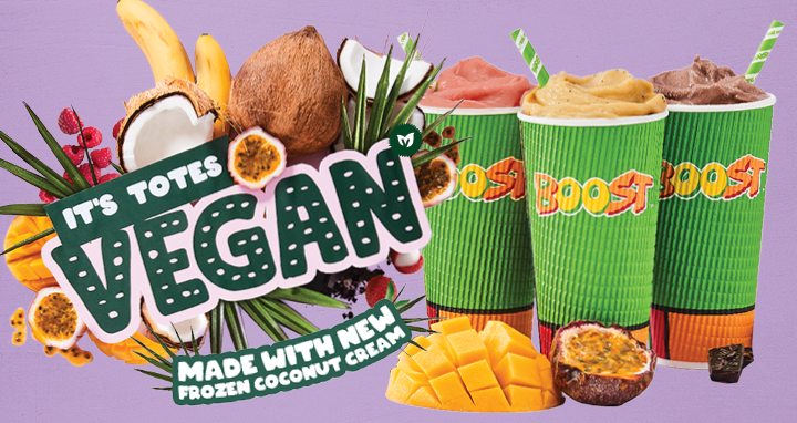 It’s Totes Vegan – Creamy, velvety smoothies! - Boost Juice It’s Totes Vegan – Creamy, velvety smoothies! - Boost Juice